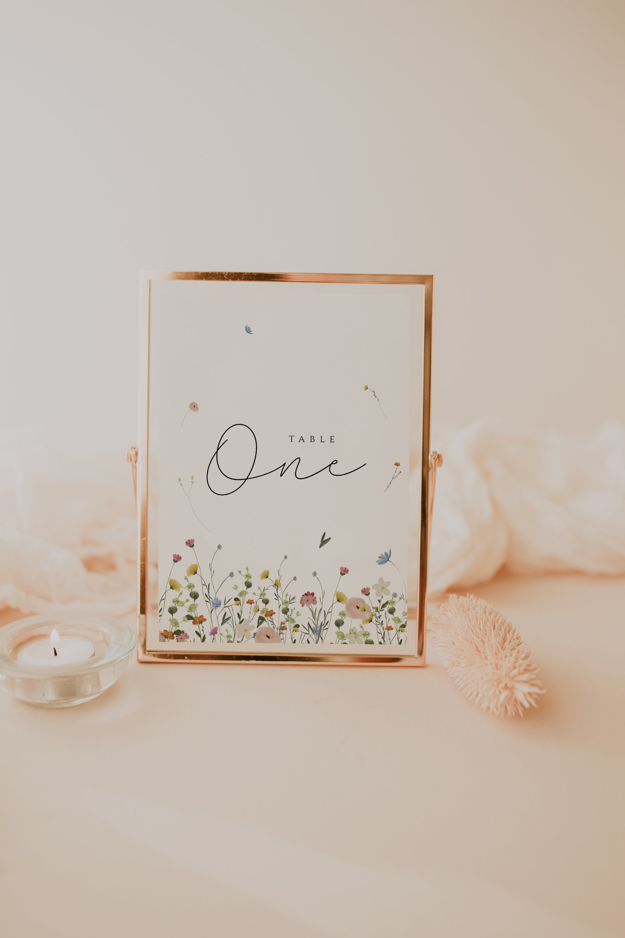 Wildflower Wedding Bundle Template Wildflower Wedding Invitation Bundle ...