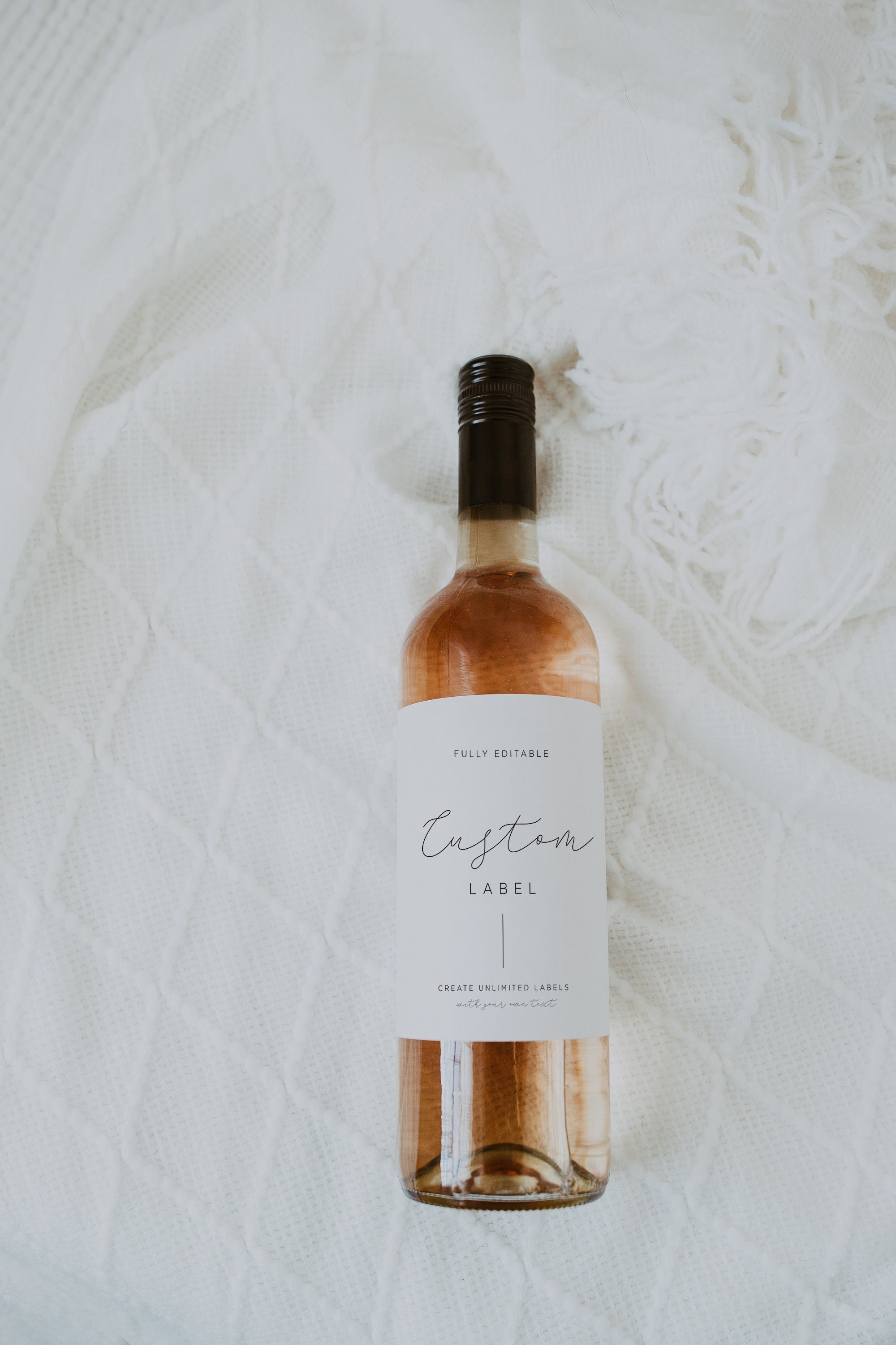 Custom Wine Label Template, Editable Wine Labels, Printable Wine Labels ...