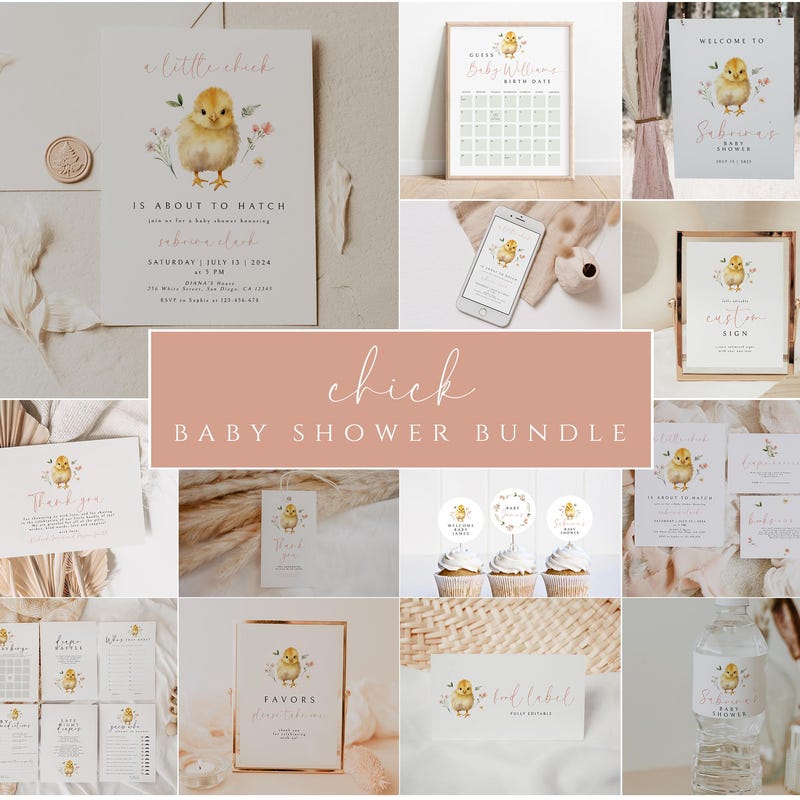 Chick Themed Party Favors - Etsy