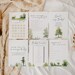 Editable Forest Baby Shower Games Bundle, Pine Tree Baby Shower Games ...