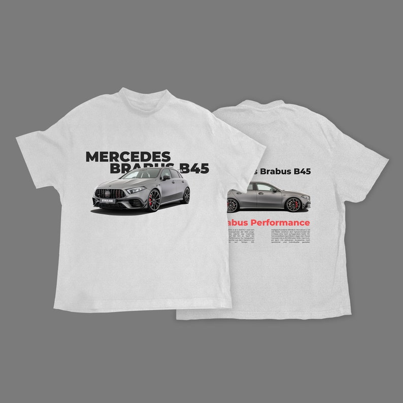 Mercedes Benz Brabus B45 Oversized Heavyweight T-shirt - Etsy