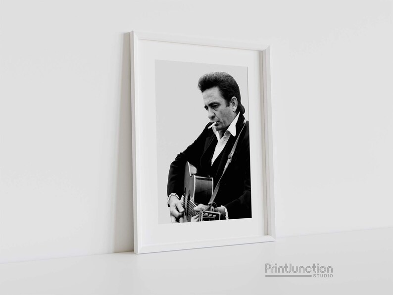 Johnny Cash at Folsom Prison 1968. Vintage High Quality Print - Etsy