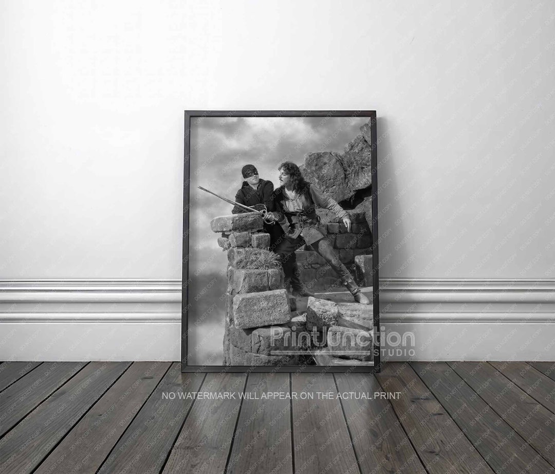 Princess Bride Print - Iconic Sword Fight Scene 1987 - Vintage - High ...