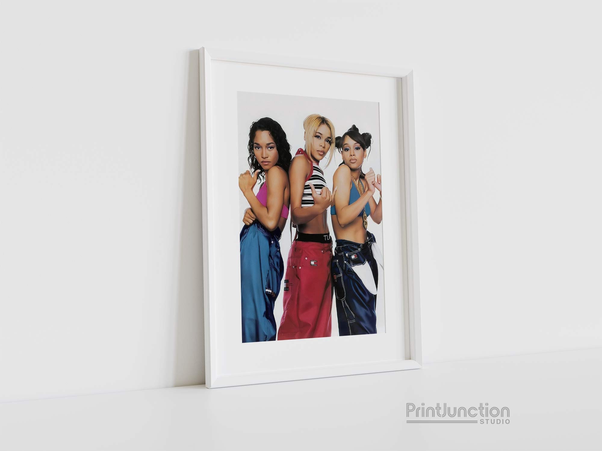 TLC Print, R&B and Hip Hop Stars of the 1990s. Vintage High Quality ...