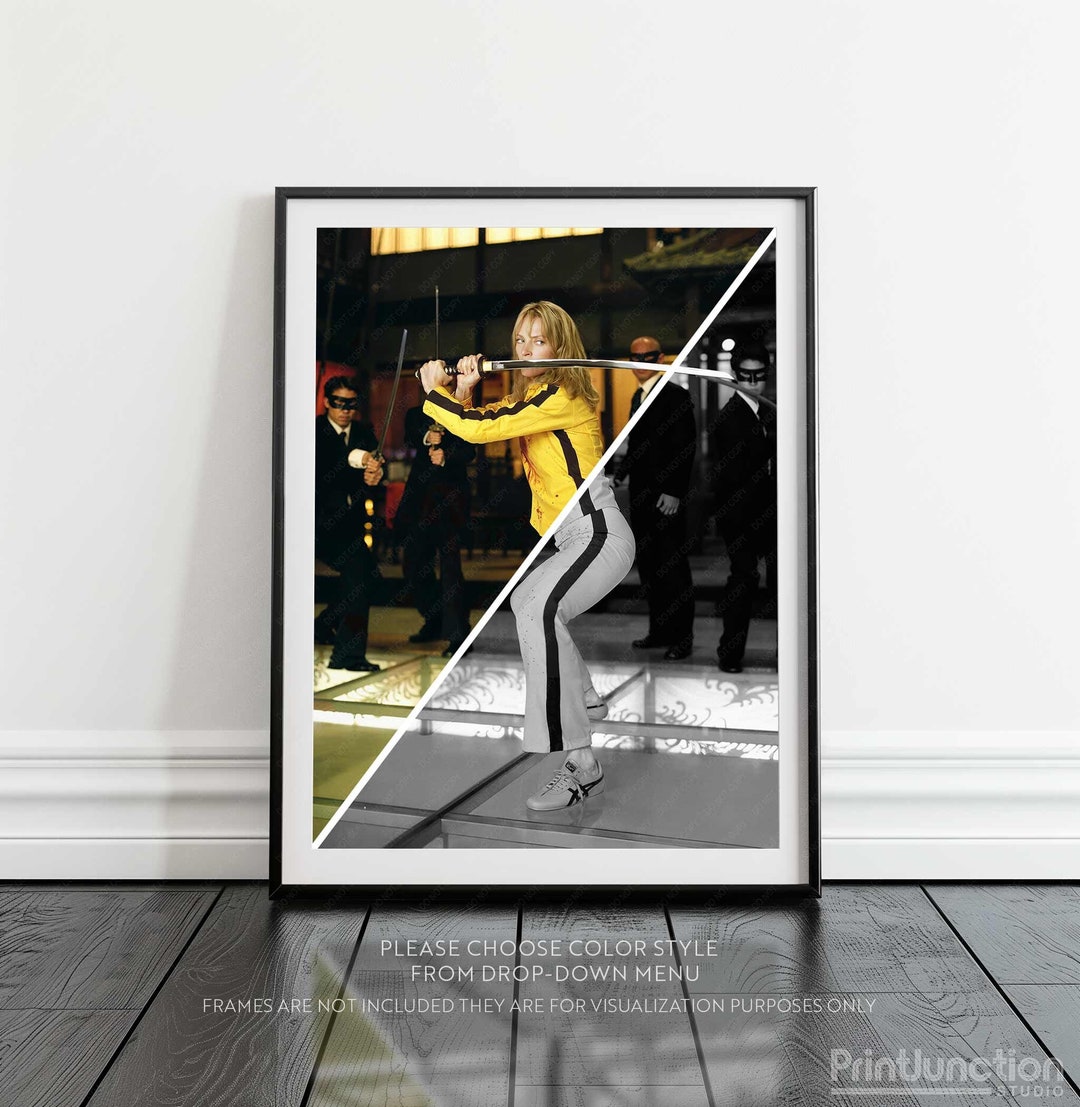 Kill Bill Print - Uma Thurman - Iconic Scene- Movie Classic - 2003 ...