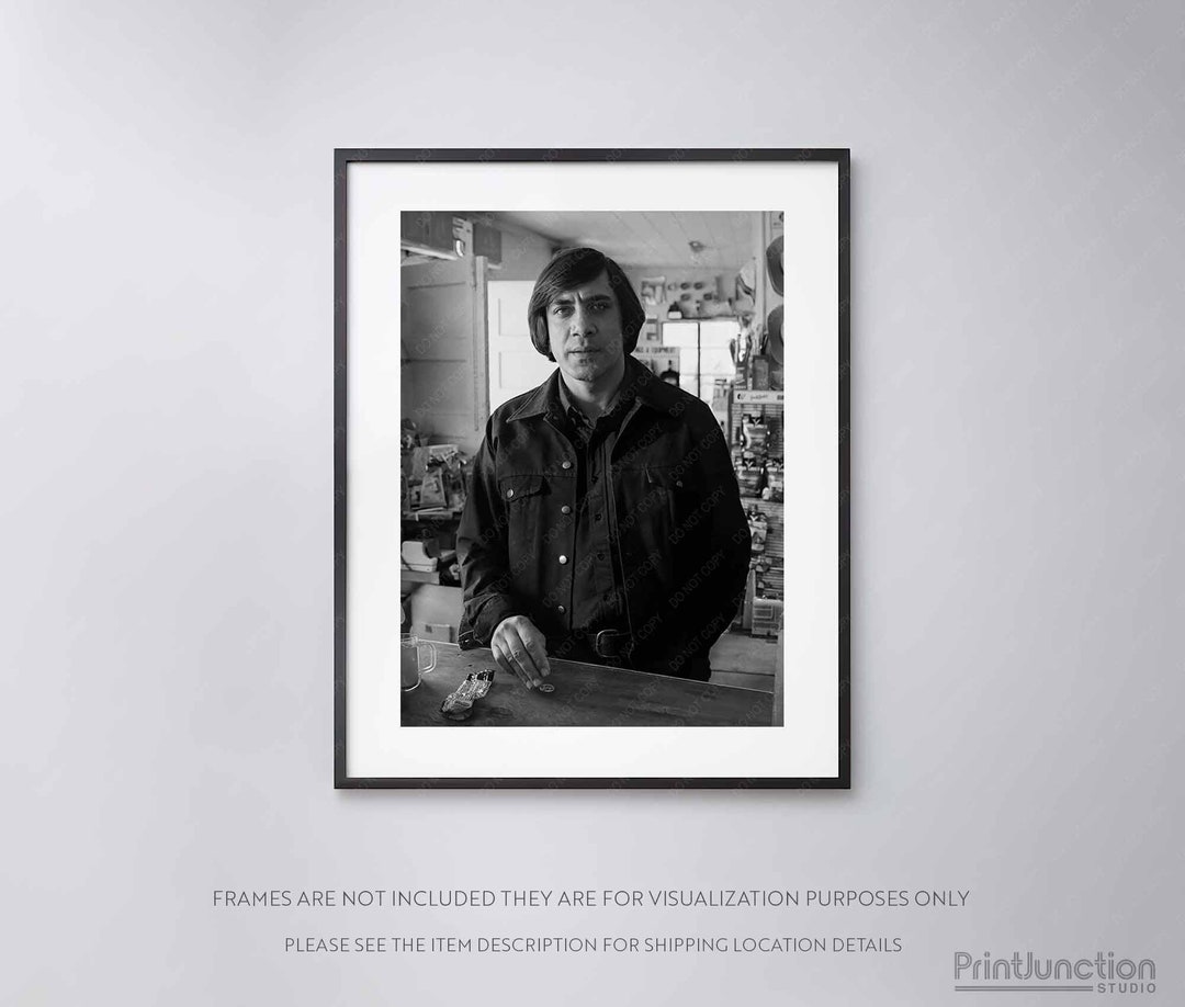 No Country for Old Men Print - Coin Toss Scene - Iconic - High Quality ...