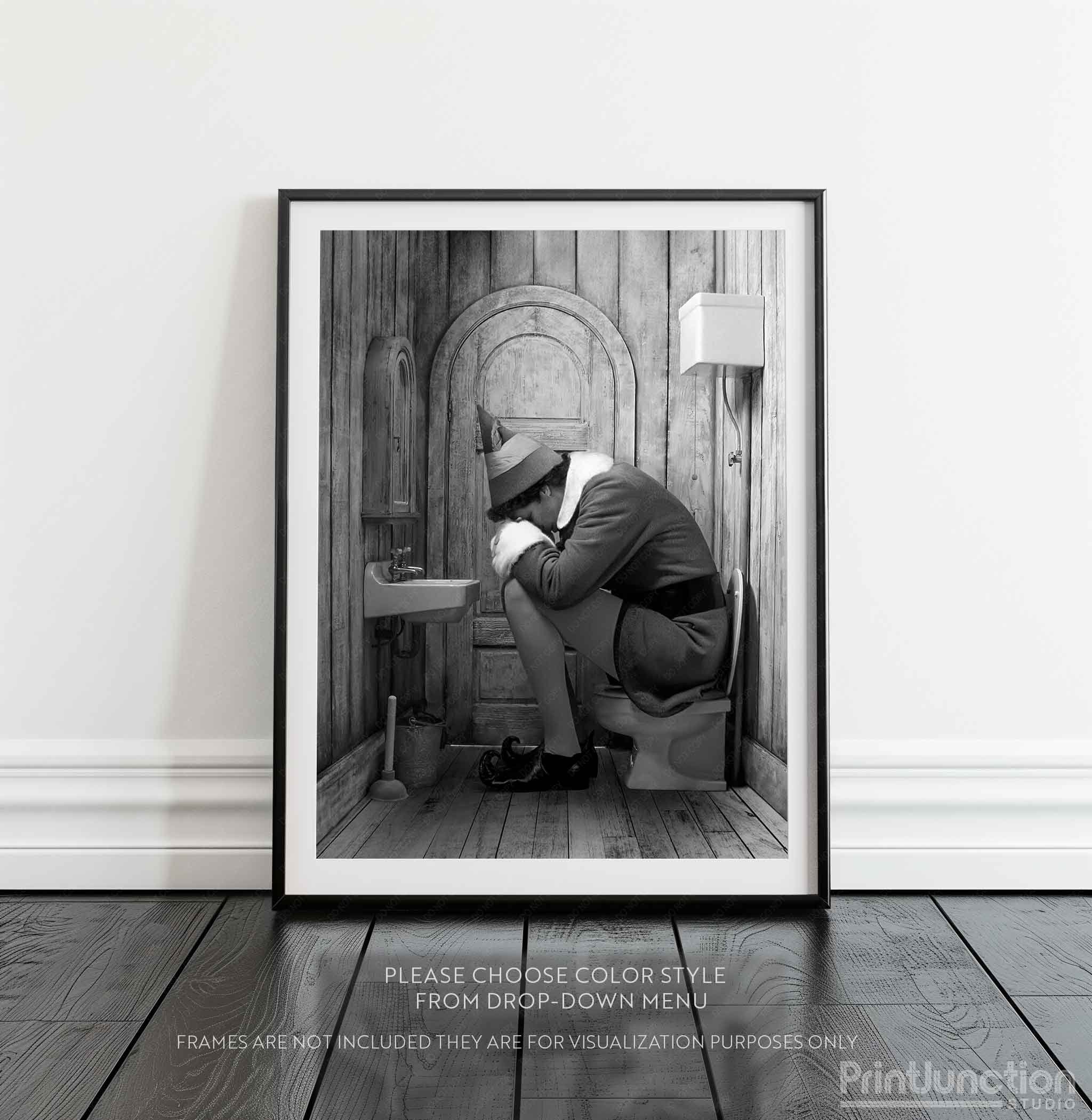 Toilet Movie Scene Print - Movie Poster - Scene Toilet - Humor Wall ...