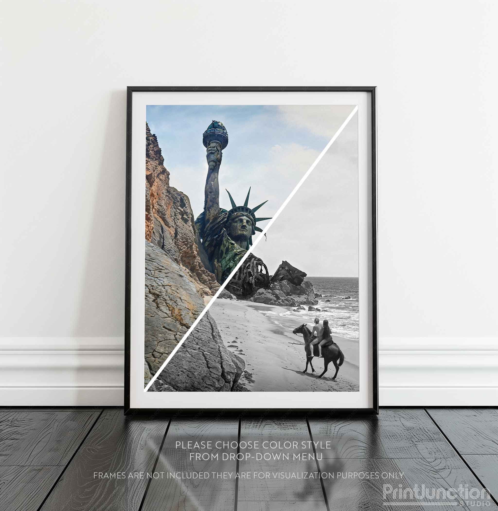 Planet of the Apes 1968 Final Scene Print - - Liberty Statue Reveal ...