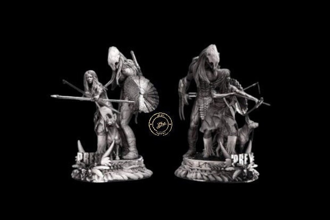 Prey Diorama Predator and Naru Statue 3D Modelstl File for - Etsy UK