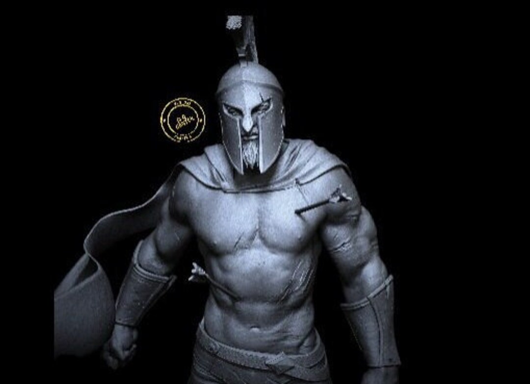 300 Spartans King Leonidas Greek Legend Warrior Statue Model 3d Stl ...