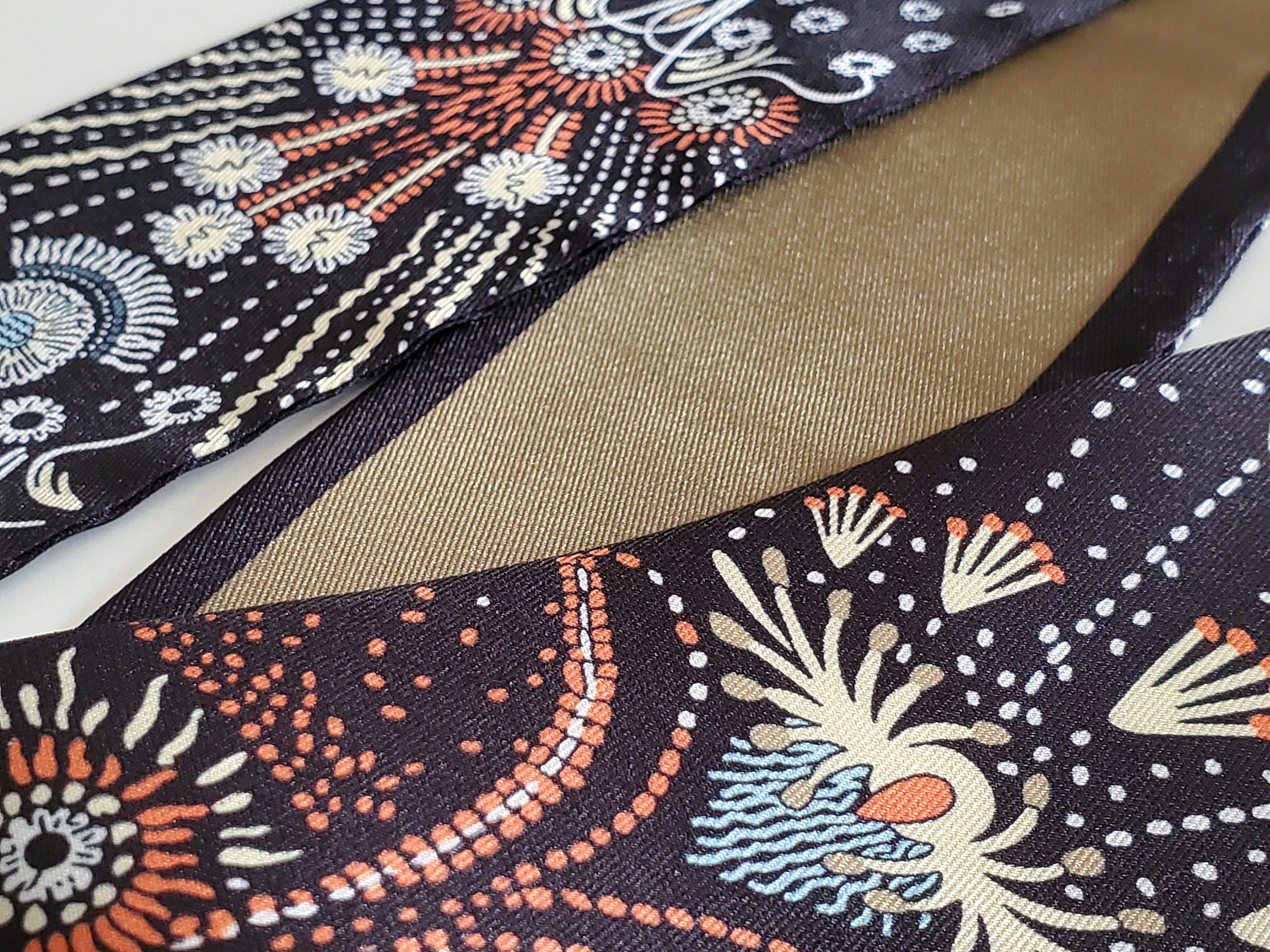 100cm6cm Firework and Constellation Skinny Scarf, for Neck, Hair, Bags ...