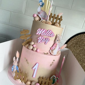 Peter Rabbit Themed Cake Toppers - Etsy UK