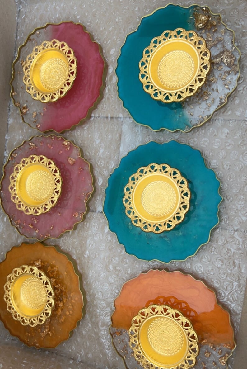 Mehndi/ Wedding Resin Plates - Etsy