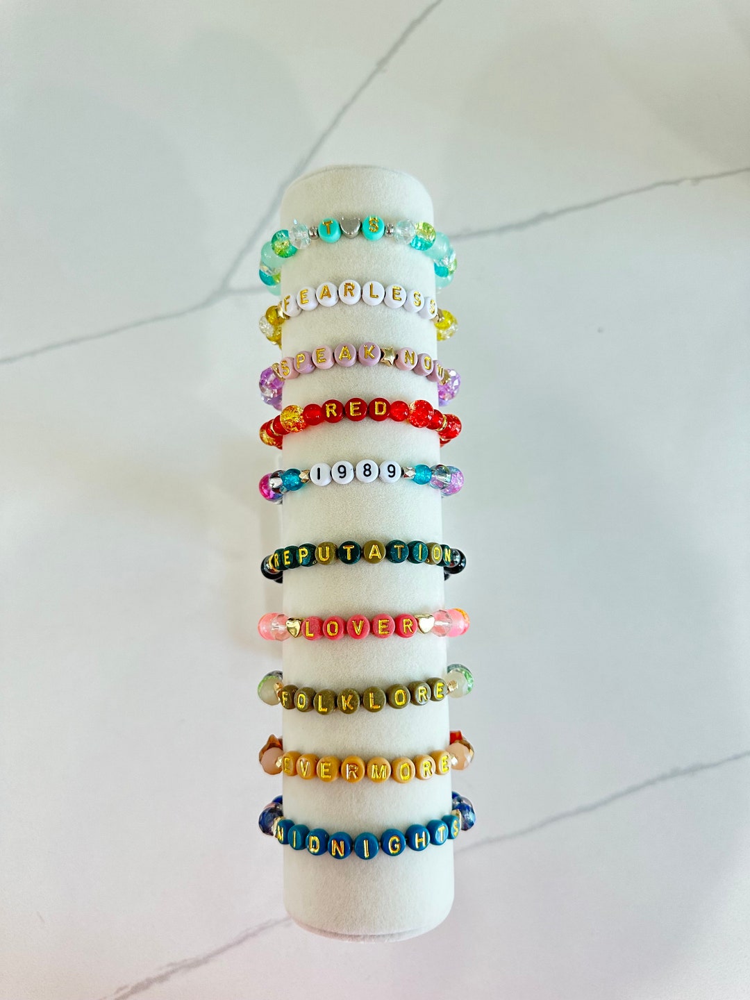 Custom Taylor Swift Eras Tour Friendship Bracelets Set of 10 - Etsy