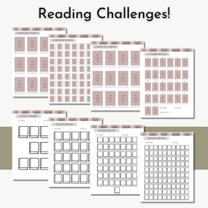 Digital Reading Planner for Goodnotes, Hyperlinked Book Tracker Digital ...