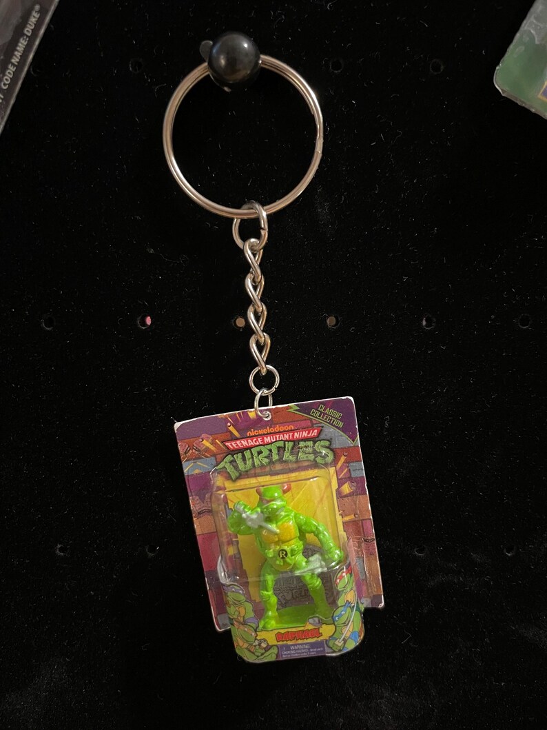 Mini Teenage Mutant Ninja Turtle Keychain - Etsy