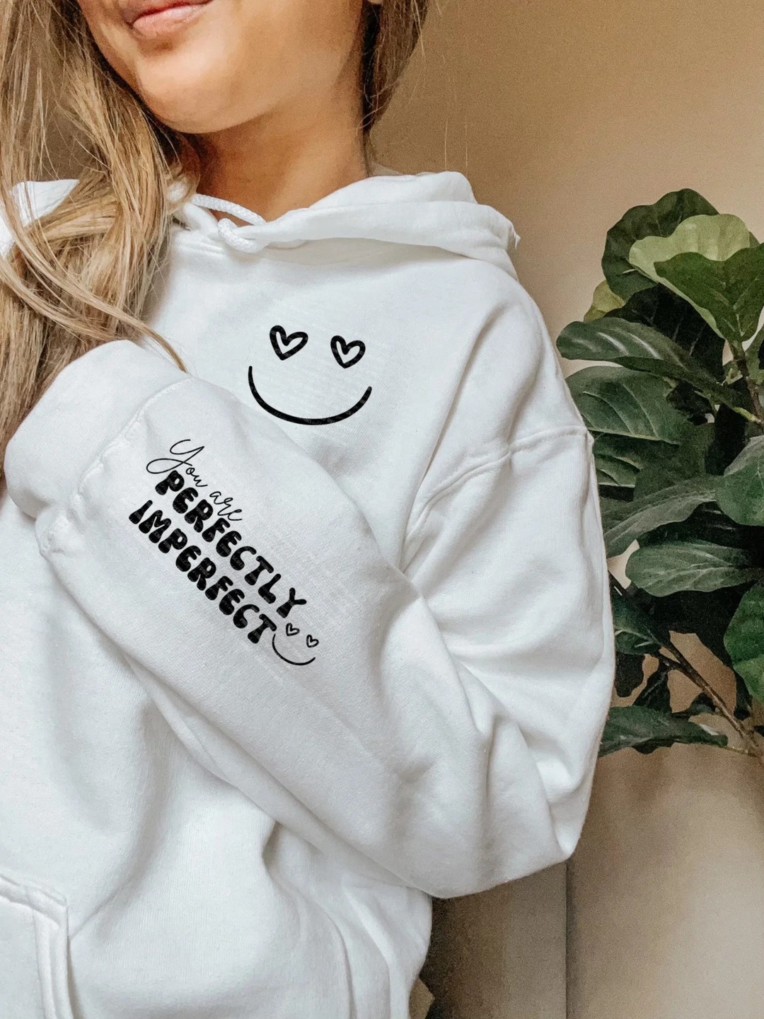 Perfectly Imperfect, Quotes, Mental Health, Gildan Hooded Sweatshirt - Etsy