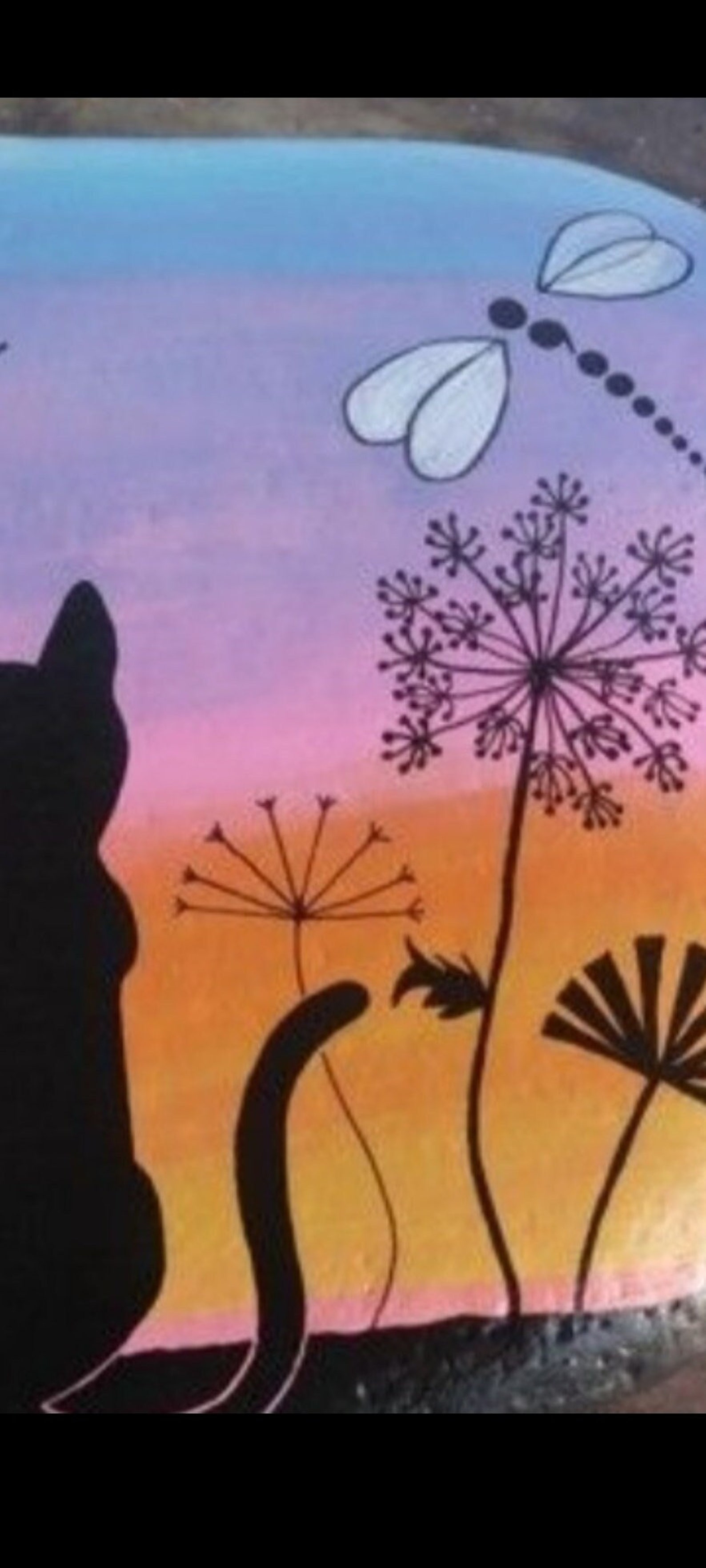 Cat in the Sunset - Etsy