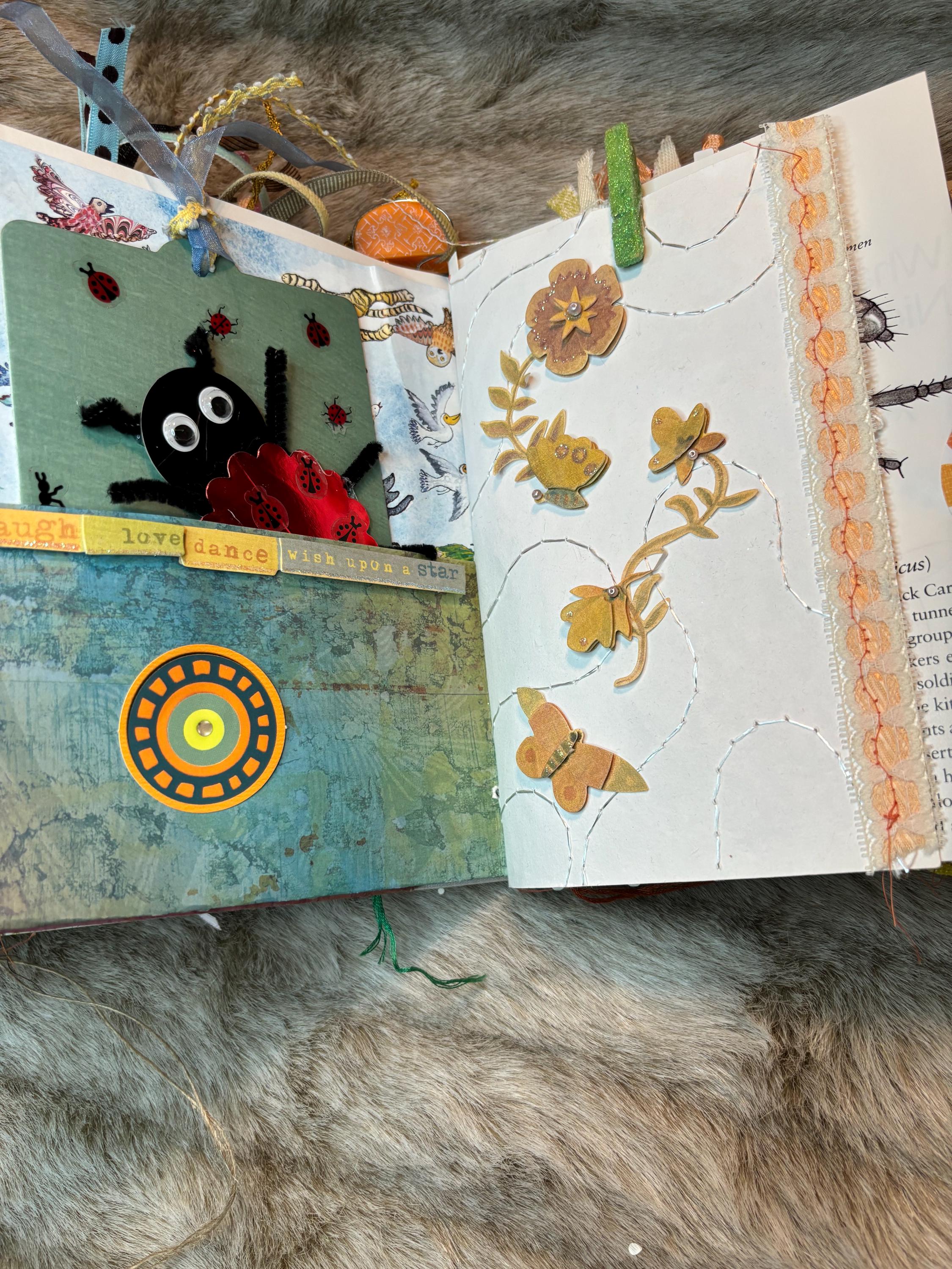 Little Golden Book Bugs Altered - Etsy