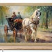 Carriage Oil Painting, Carriage, Horse and Carriage, Decor Carriage ...