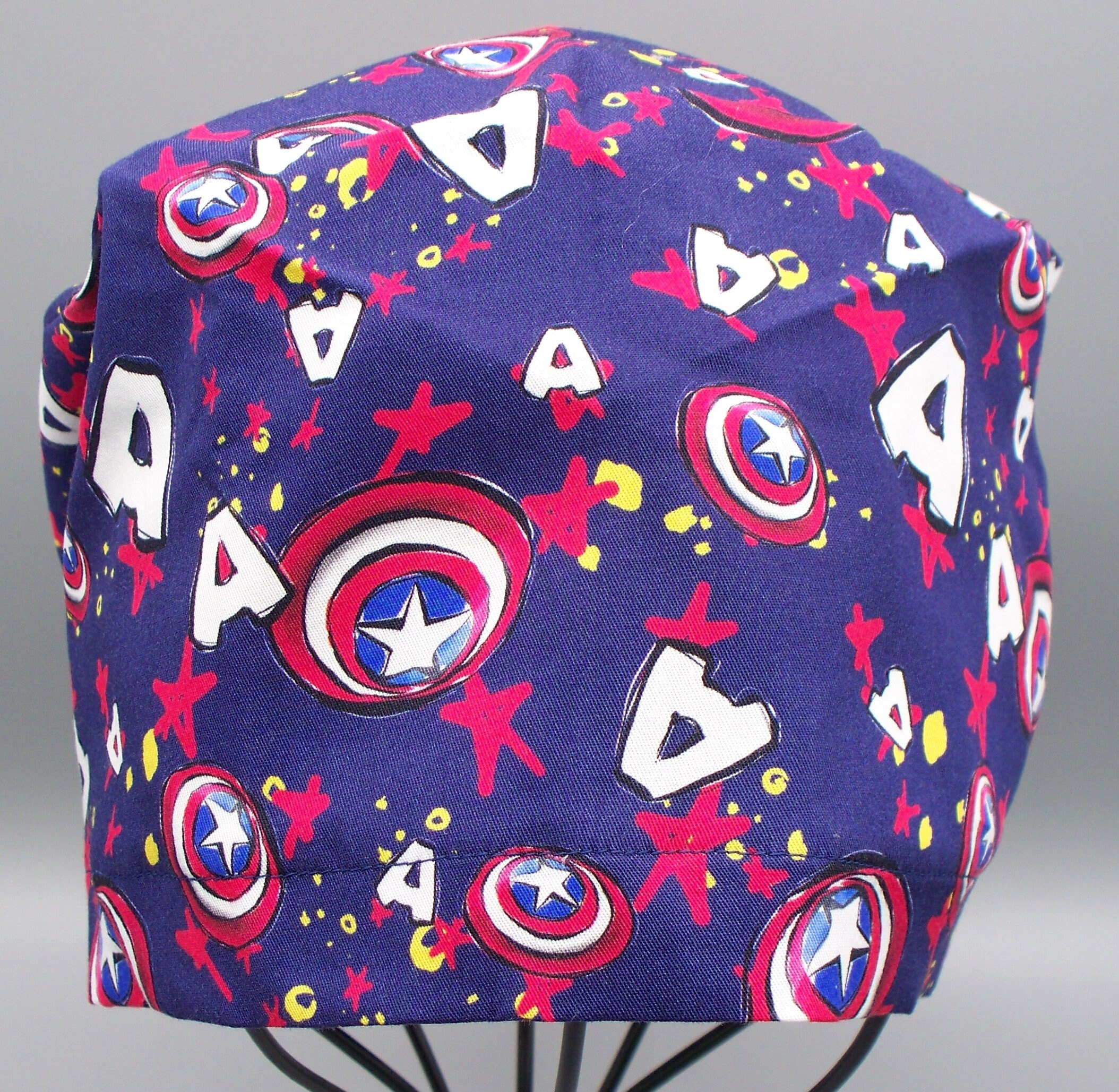 Stylized Captain America Scrub Cap - Etsy