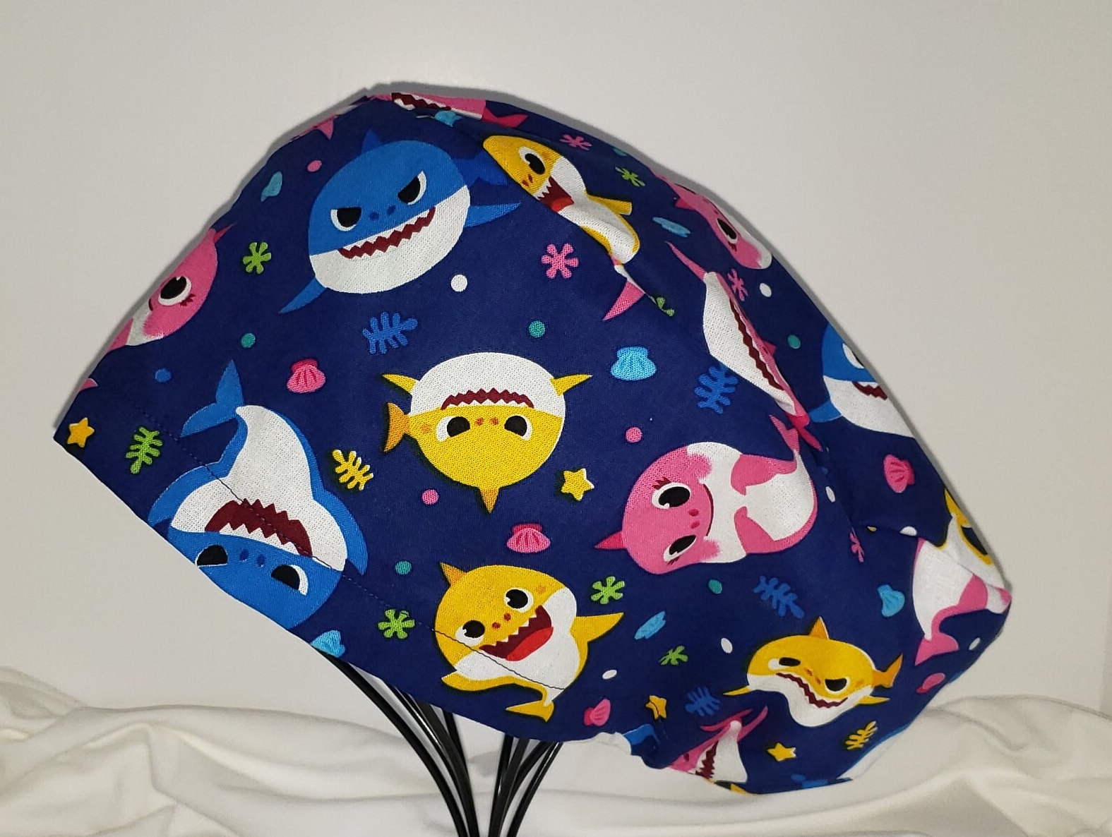 Cartoon Shark Scrub Cap - Etsy