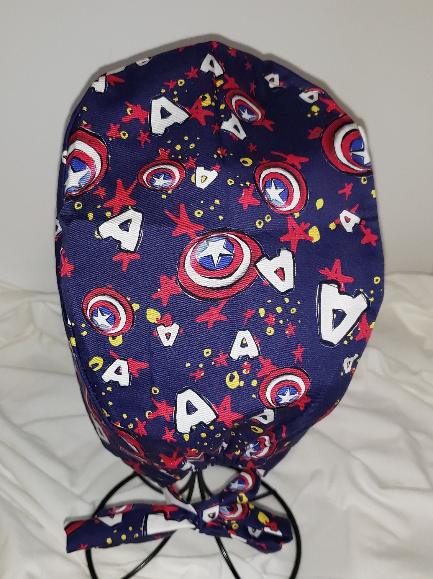 Stylized Captain America Scrub Cap - Etsy
