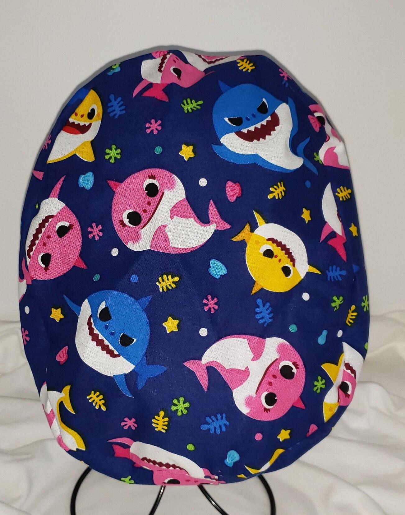 Cartoon Shark Scrub Cap - Etsy