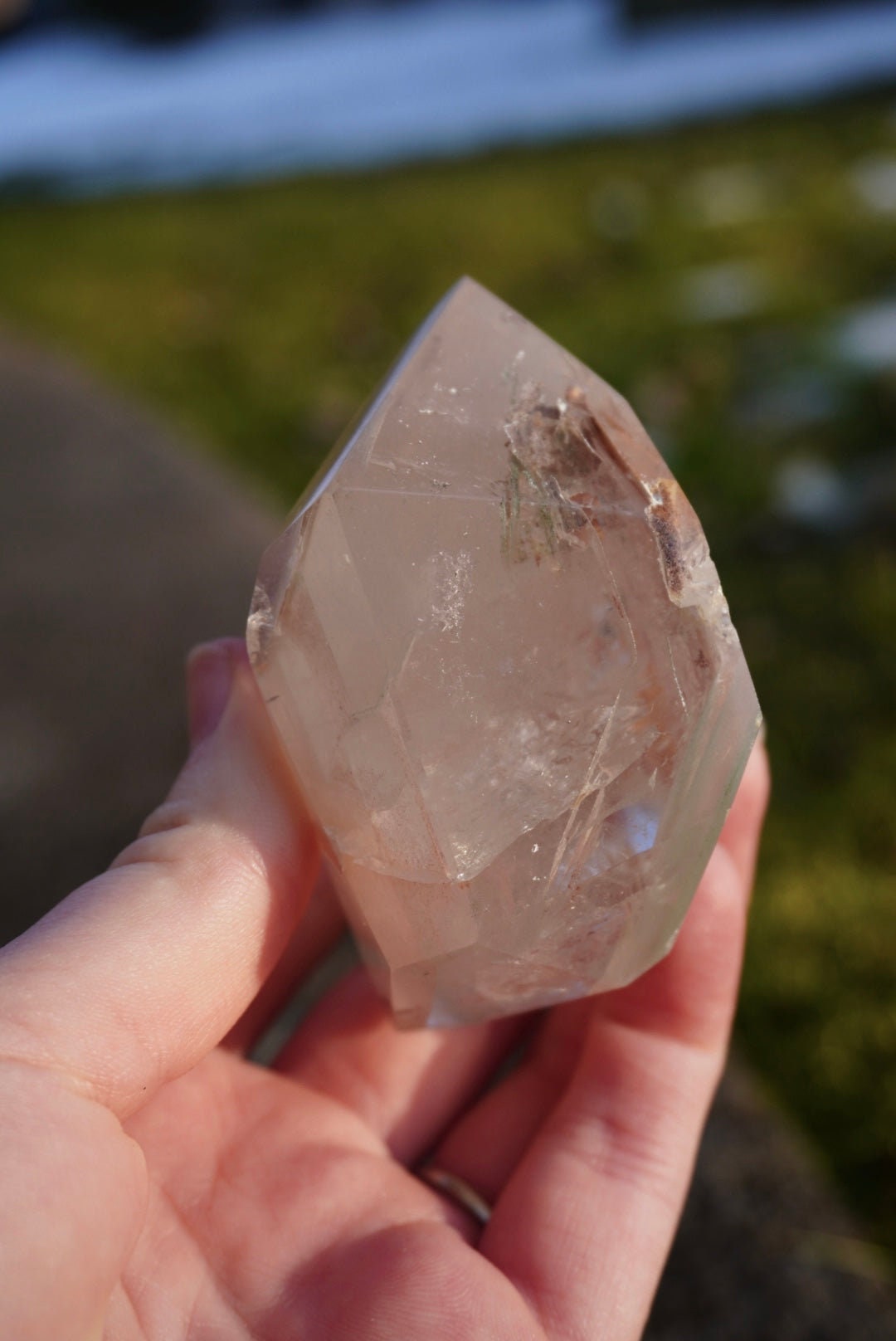 Brazilian Lithium Quartz Crystal: Peace & Stress Relief Stone - Etsy