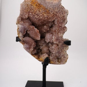 Pink Amethyst Slab on Stand - Etsy