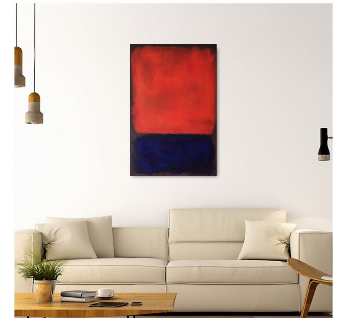 Mark Rothko No 14 Modern Famous Paintings Print on Canvas Abstract Art ...
