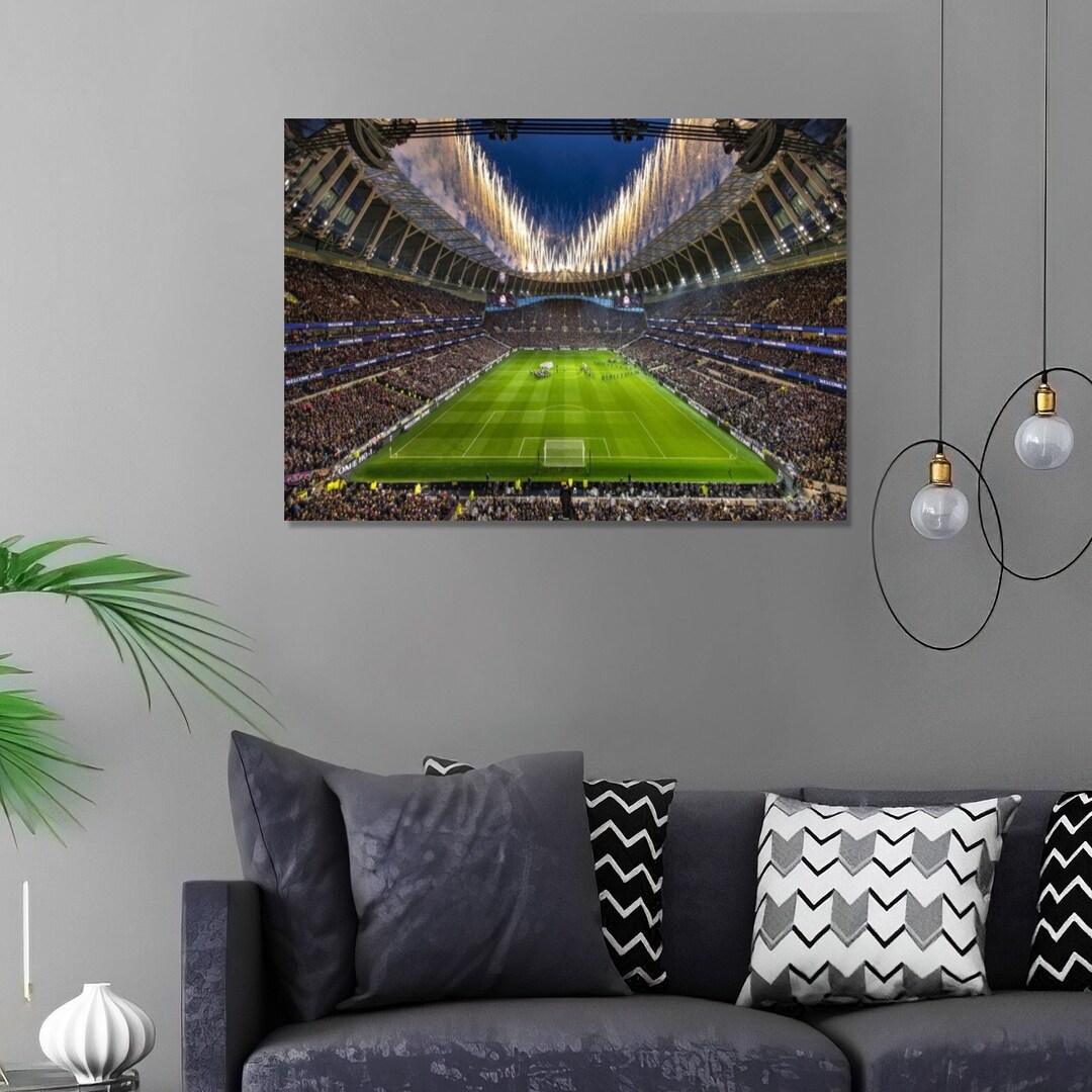 Tottenham Hotspur Stadium Canvas Tottenham Hotspur Football Club Poster ...
