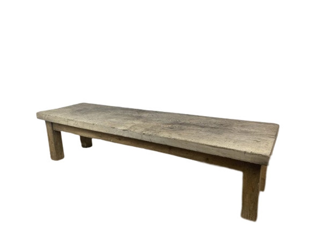 18C Georgian Rustic Farmhouse, Pig Bench, Butchers Block, Coffee Table ...