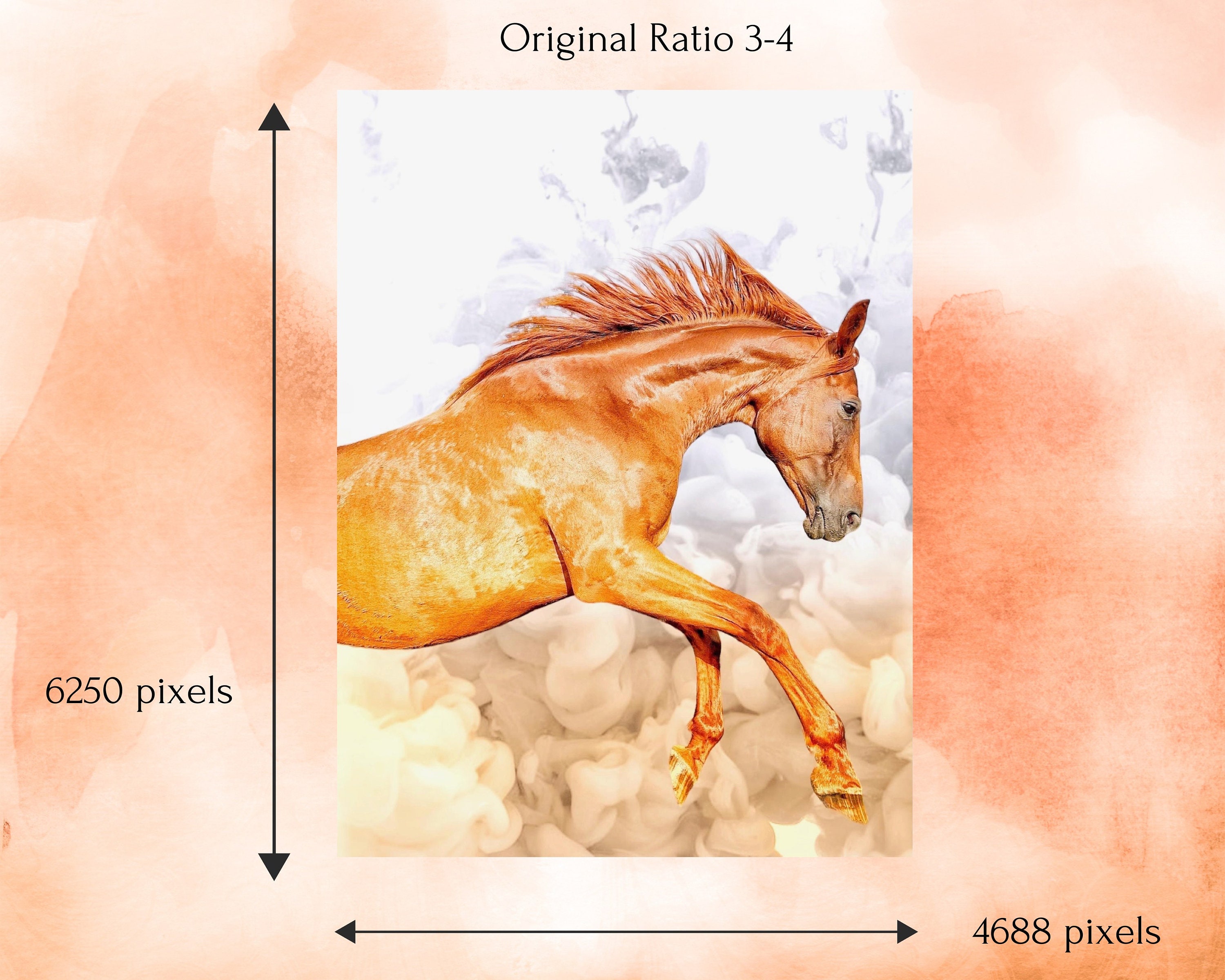 Galloping Horse Printable Art Digital Download Modern Horse Decor Gift ...