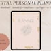 Digital Minimalistic Personal Planner With Hyperlinks Instant Download ...