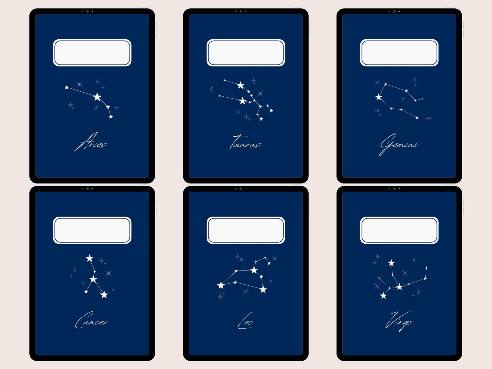 Starry Digital Notebook Covers | Instant Download PDF | Suitable for ...