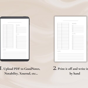 Minimalistic Daily Planner | Instant Download | Printable PDF ...