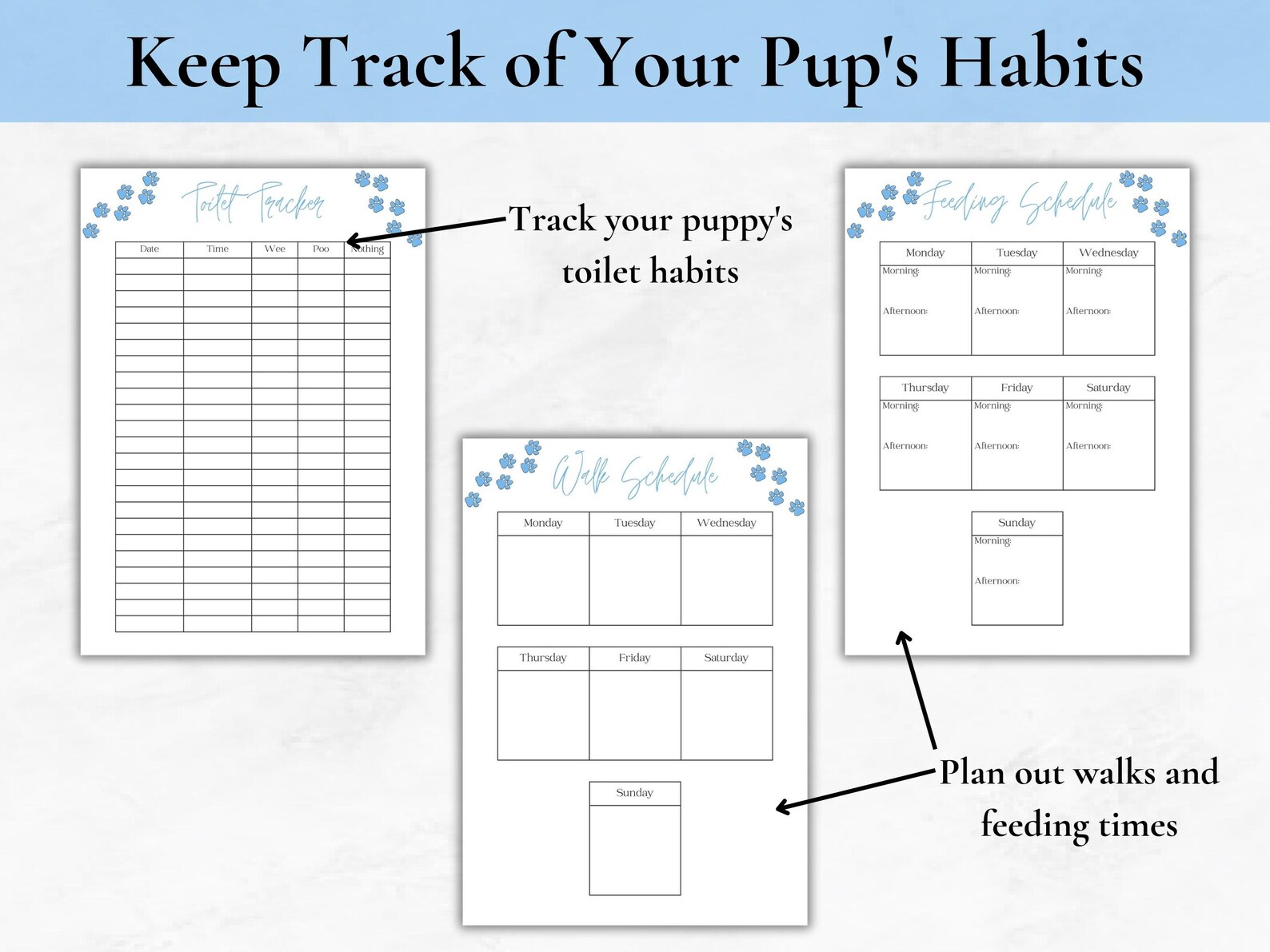 New Puppy Planner Training Checklists Milestone Cards - Etsy