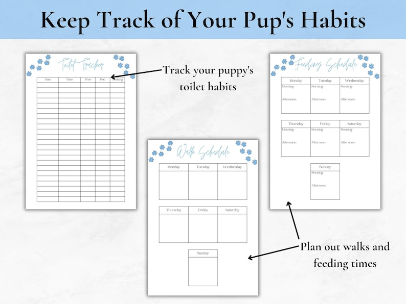 New Puppy Planner Training Checklists Milestone Cards - Etsy
