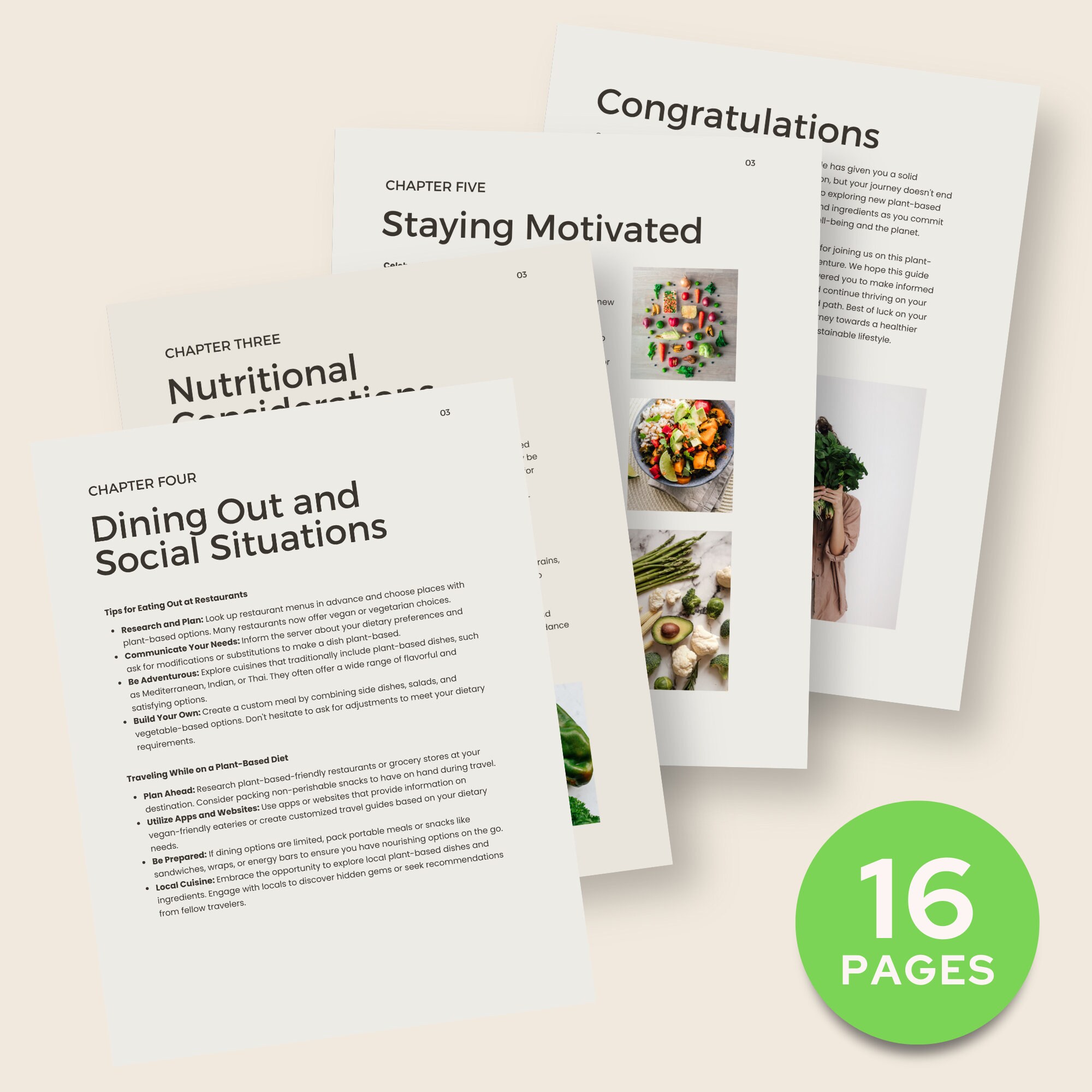 Plant-based Meal Planner: 4-week Printable Meal Plan, Grocery List, and ...