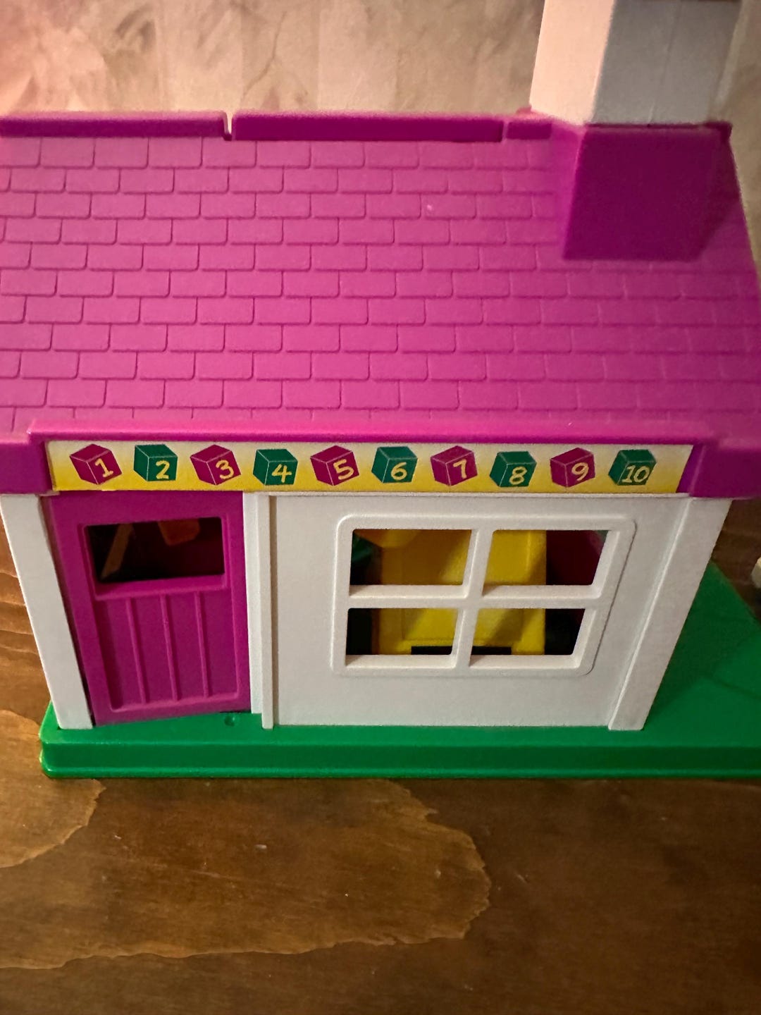 Vintage Playskool 1993 Barney and Friends Schoolhouse Playground Play ...