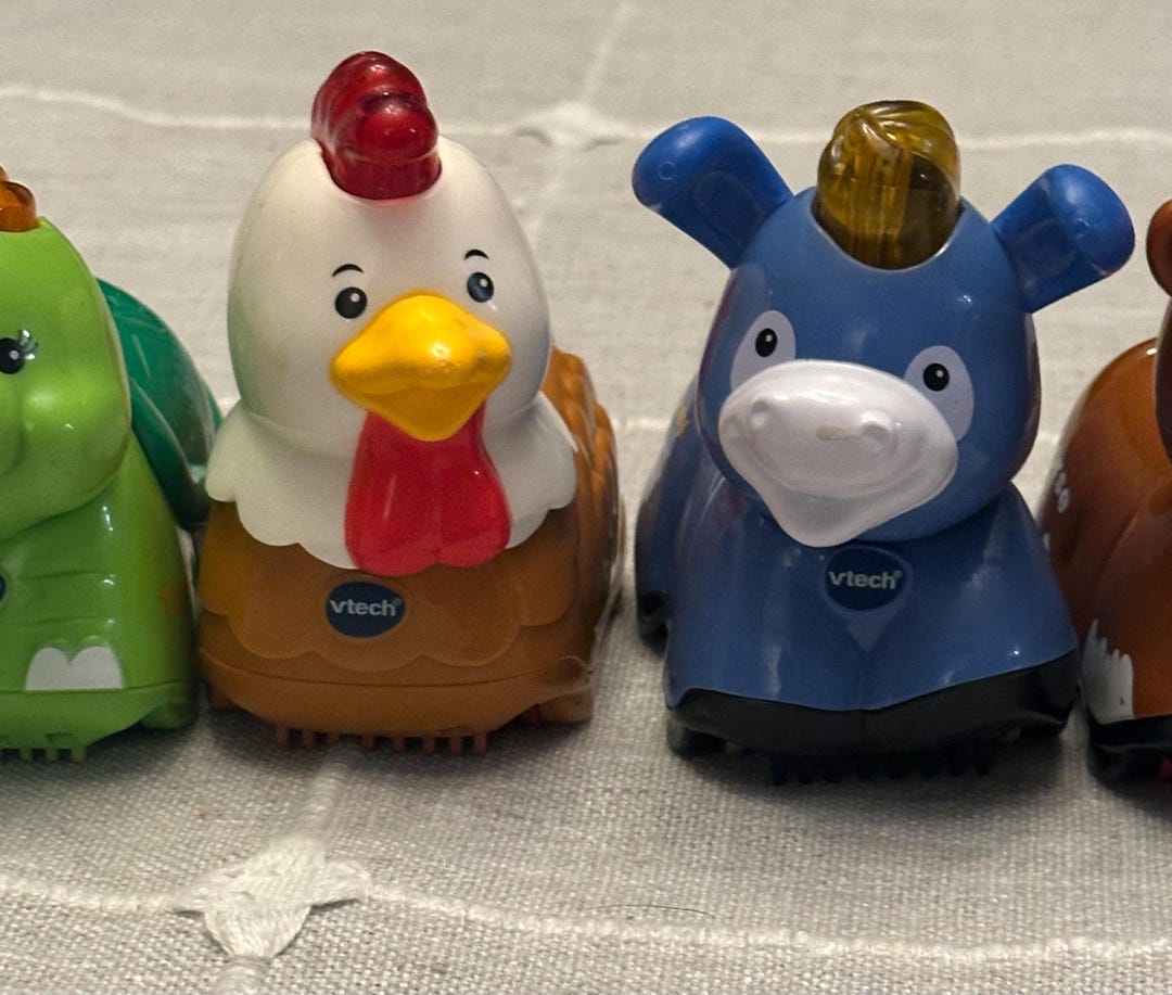 Vtech Go Go Farm Animals Rooster Donkey Turtle Horse and Foal - Etsy