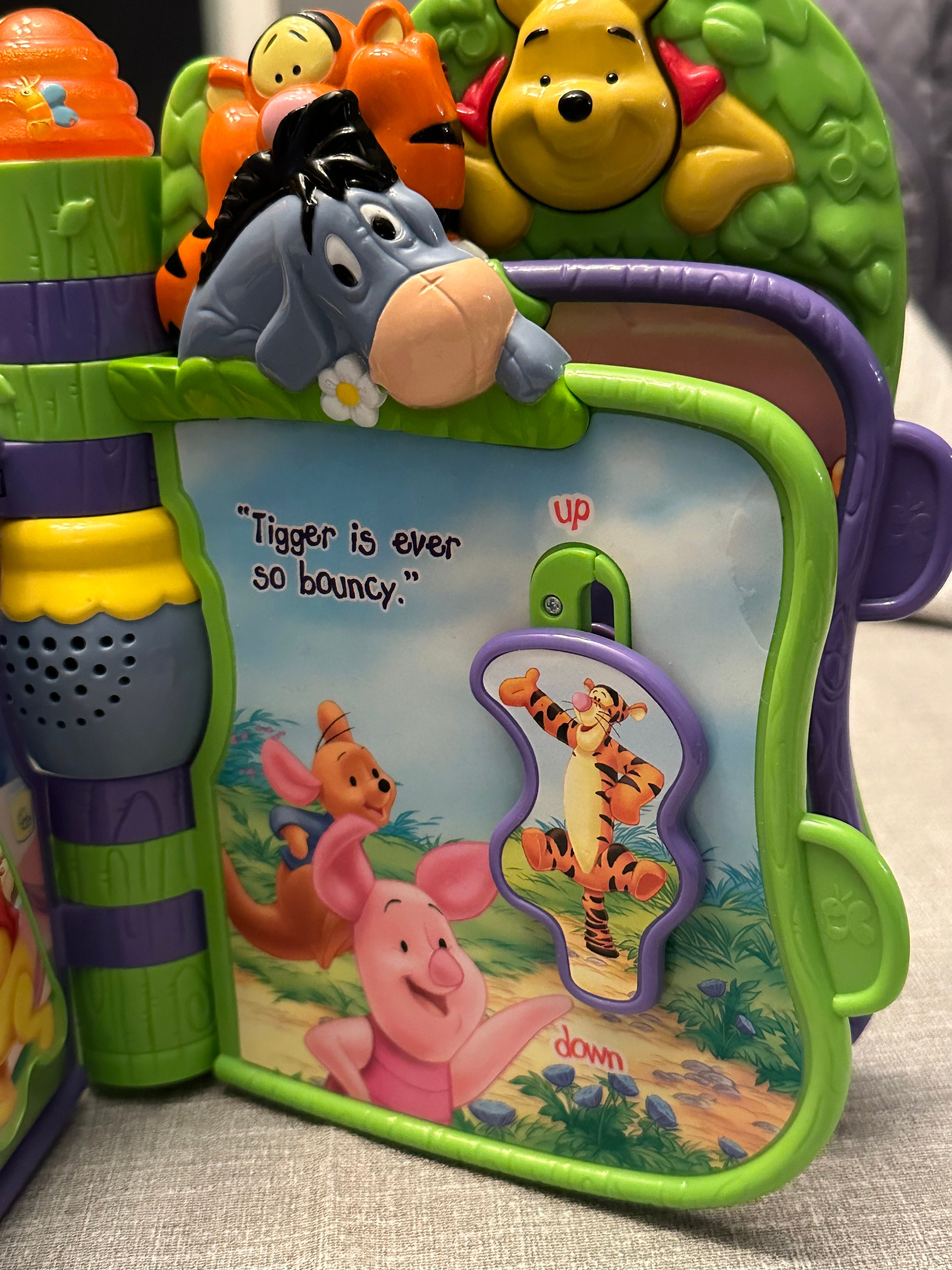 Vtech Winnie the Pooh Slide N Learn Storybook Interactive Talking ...