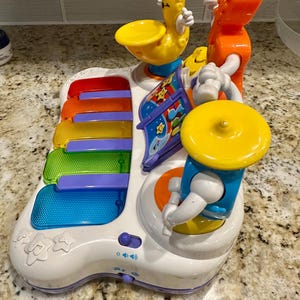 Fisher Price Little Superstar Jammin Band Light up Piano Arms Move ...