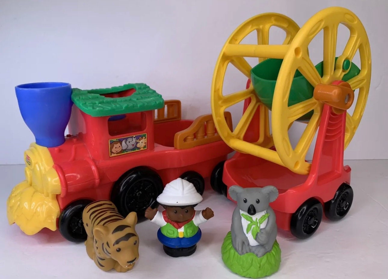 Vintage Little People Zoo Talkers Animal Sounds Zoo Train. - Etsy