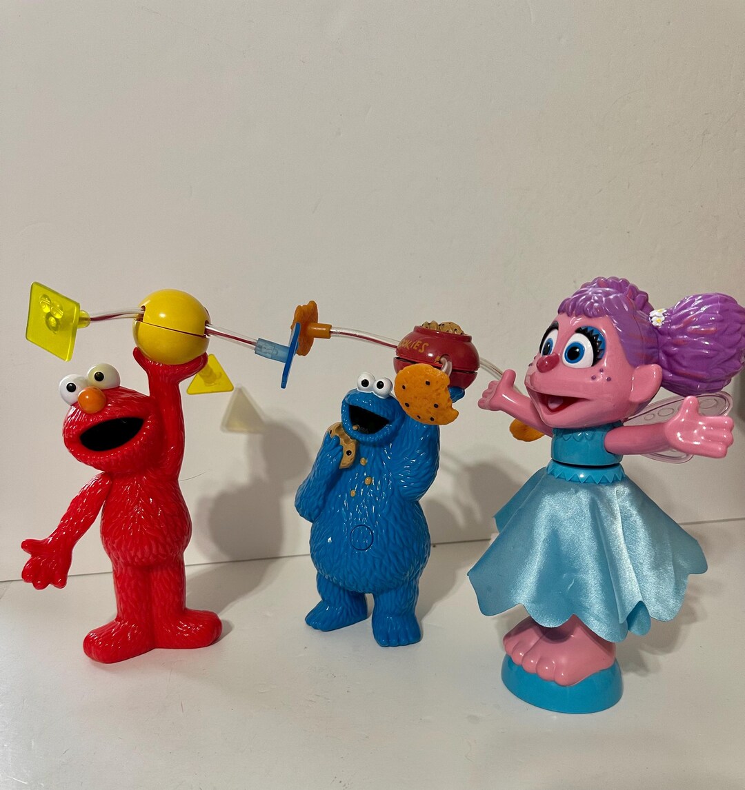 Sesame Street Spinners Set of 3 Rare - Etsy