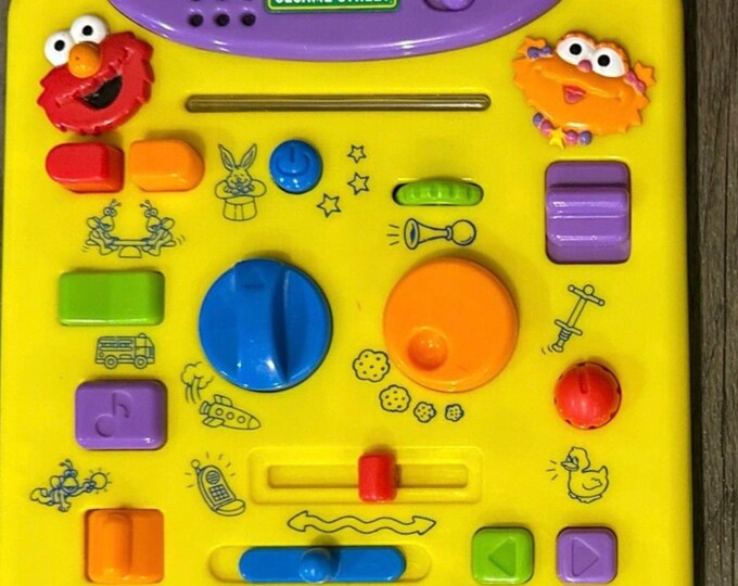 2000 Sesame Street Elmo and Zoe Giggle Sound Station Toy - Etsy