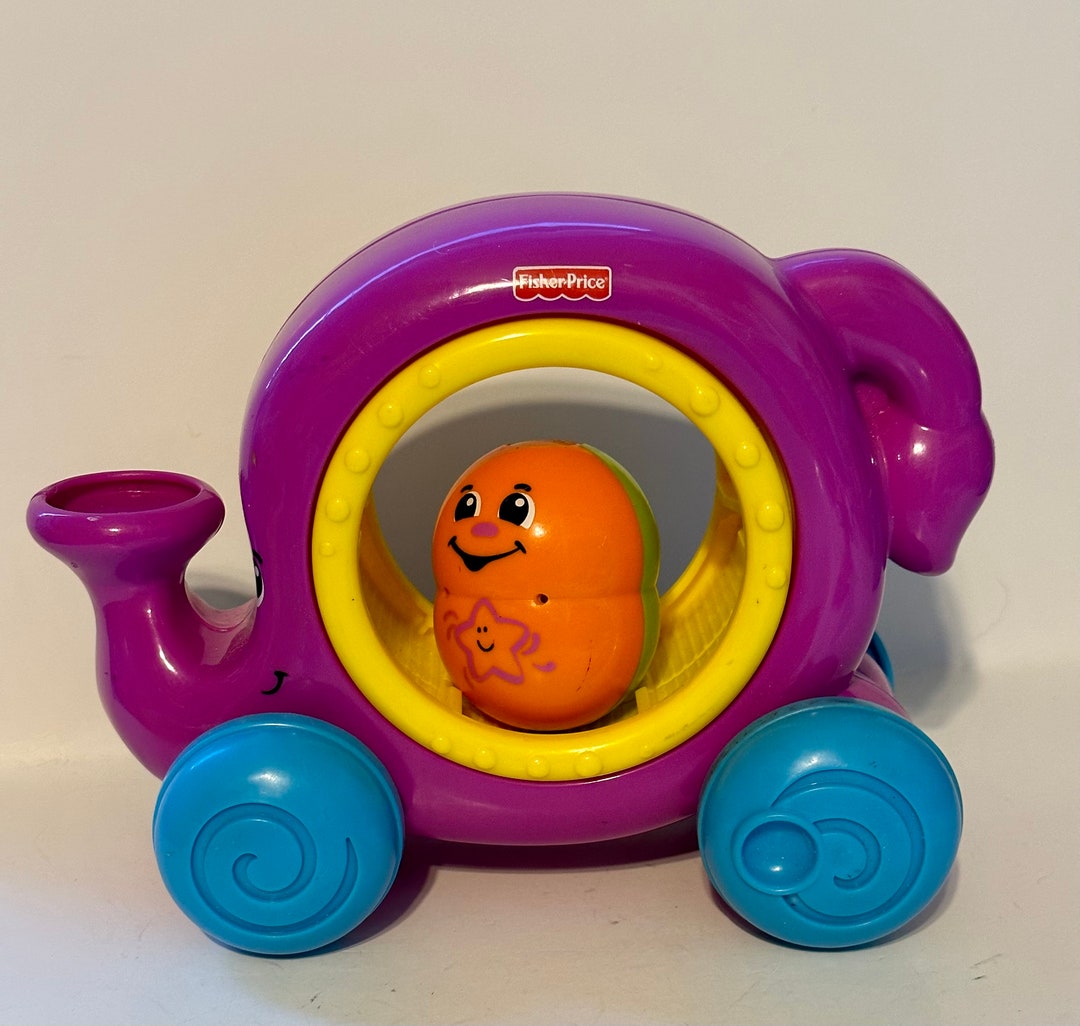 Rare Fisher Price Topzy Tumblers Whirl n Tumble Elephant - Etsy