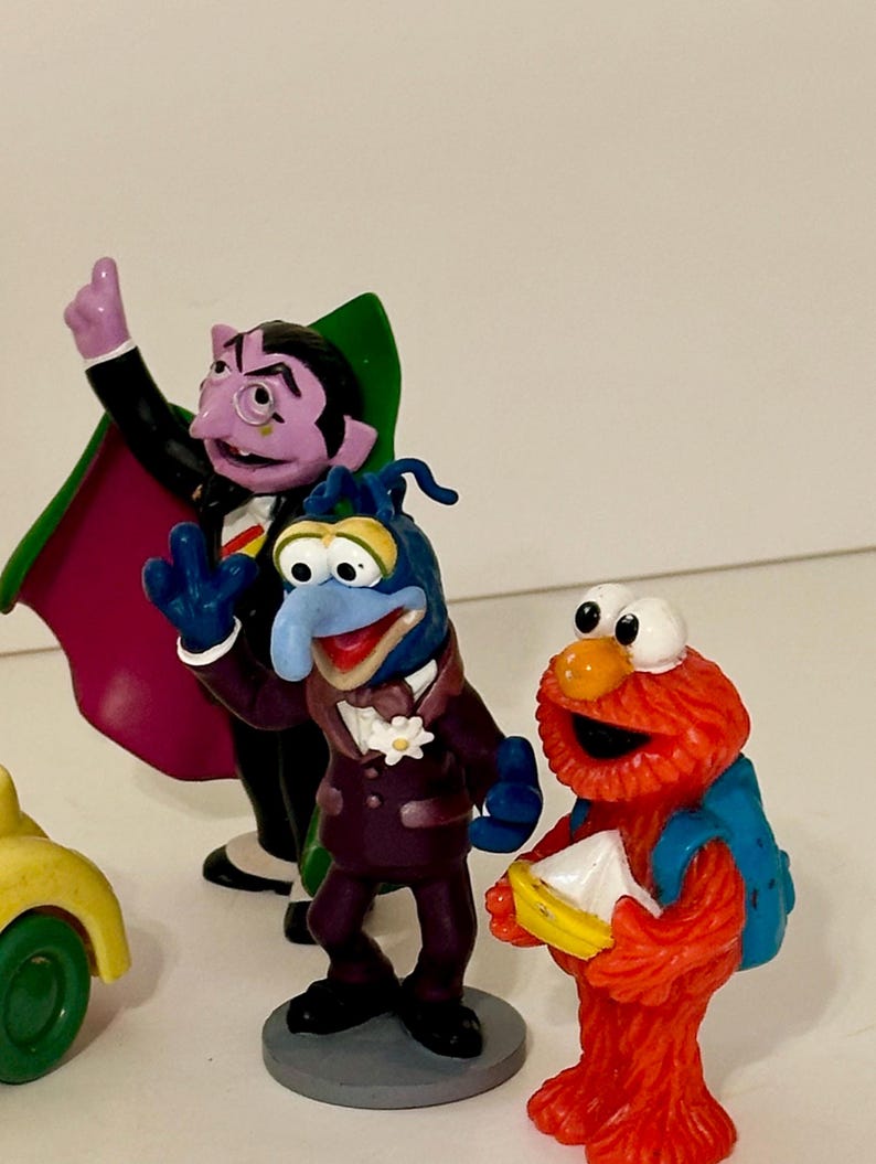 Sesame Street Figures Including Count and Gonzo - Etsy