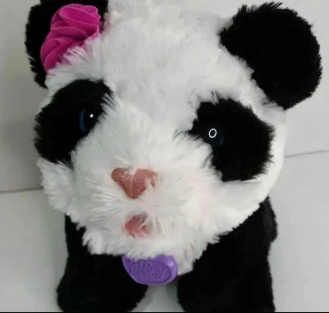 Furreal Friends Pom Pom My Baby Panda Bear Plush Interactive Pet Hasbro ...